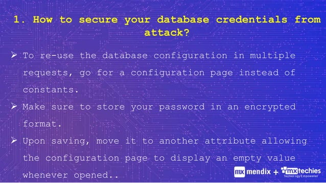 All You need to know about "Database Connector" in Mendix | PPT