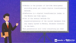 All You need to know about "Database Connector" in Mendix | PPT