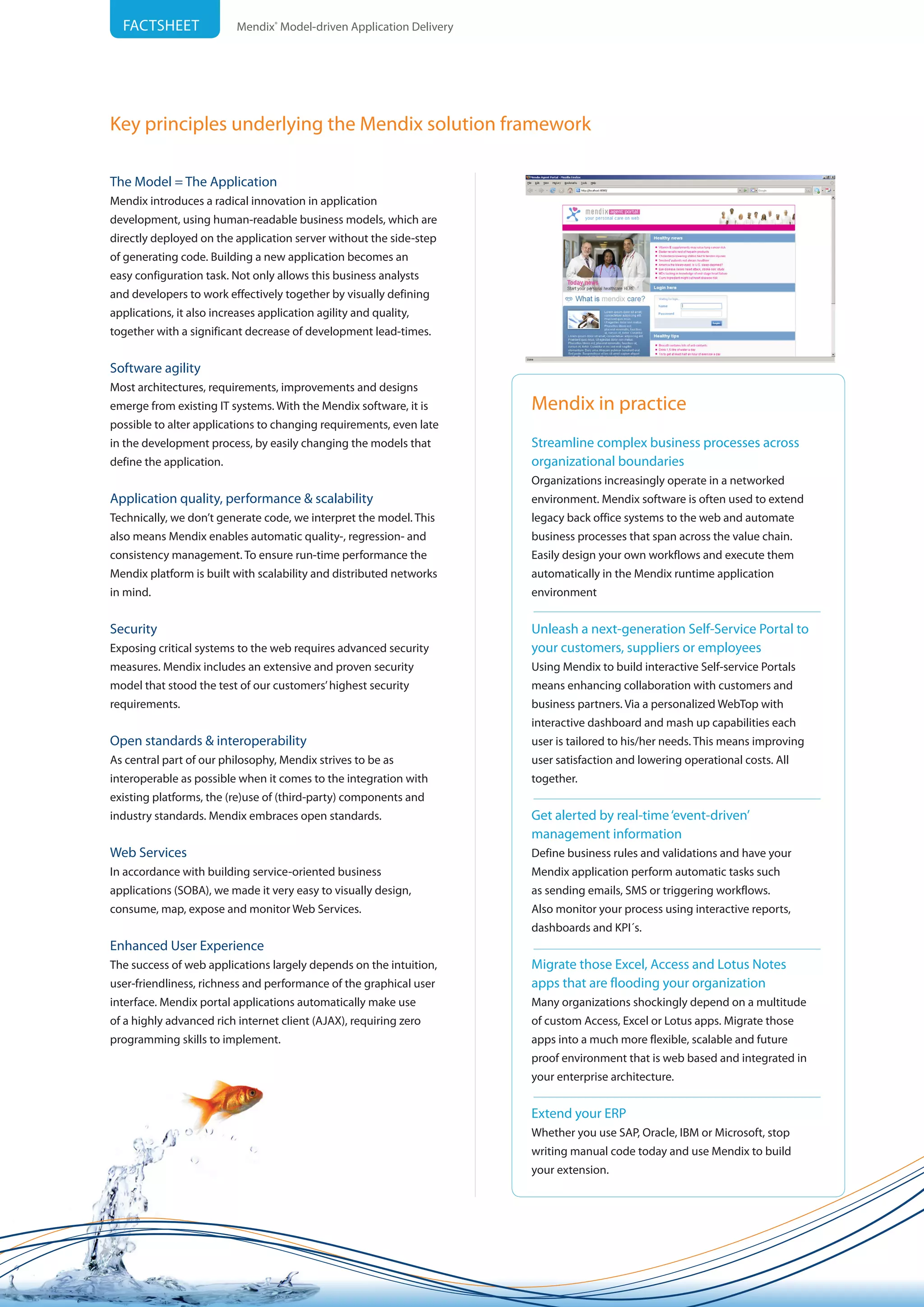 Mendix Factsheet | PDF