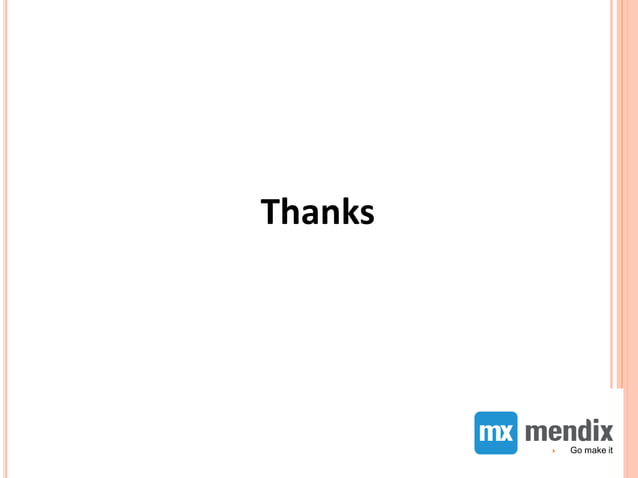 Mendix learning by Sunil Kumar | PPTX | Operating Systems | Computer Software and Applications