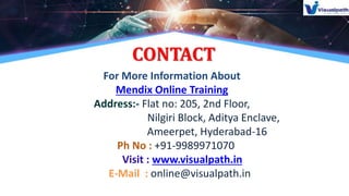 Mendix Online Training | Mendix Training | PPT | Free Download