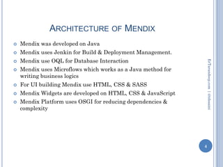 Mendix - Cloud PAAS App Platform | PDF