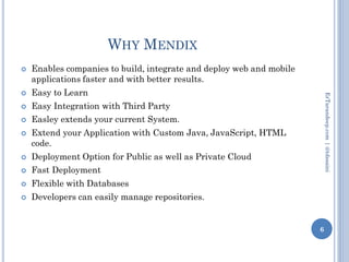 Mendix - Cloud PAAS App Platform | PDF