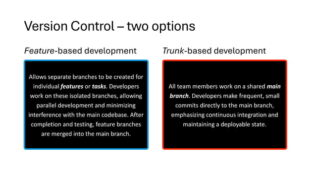 Mendix vs. OutSystems - Version Control | PPT
