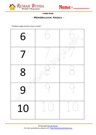 Menebalkan angka | PDF