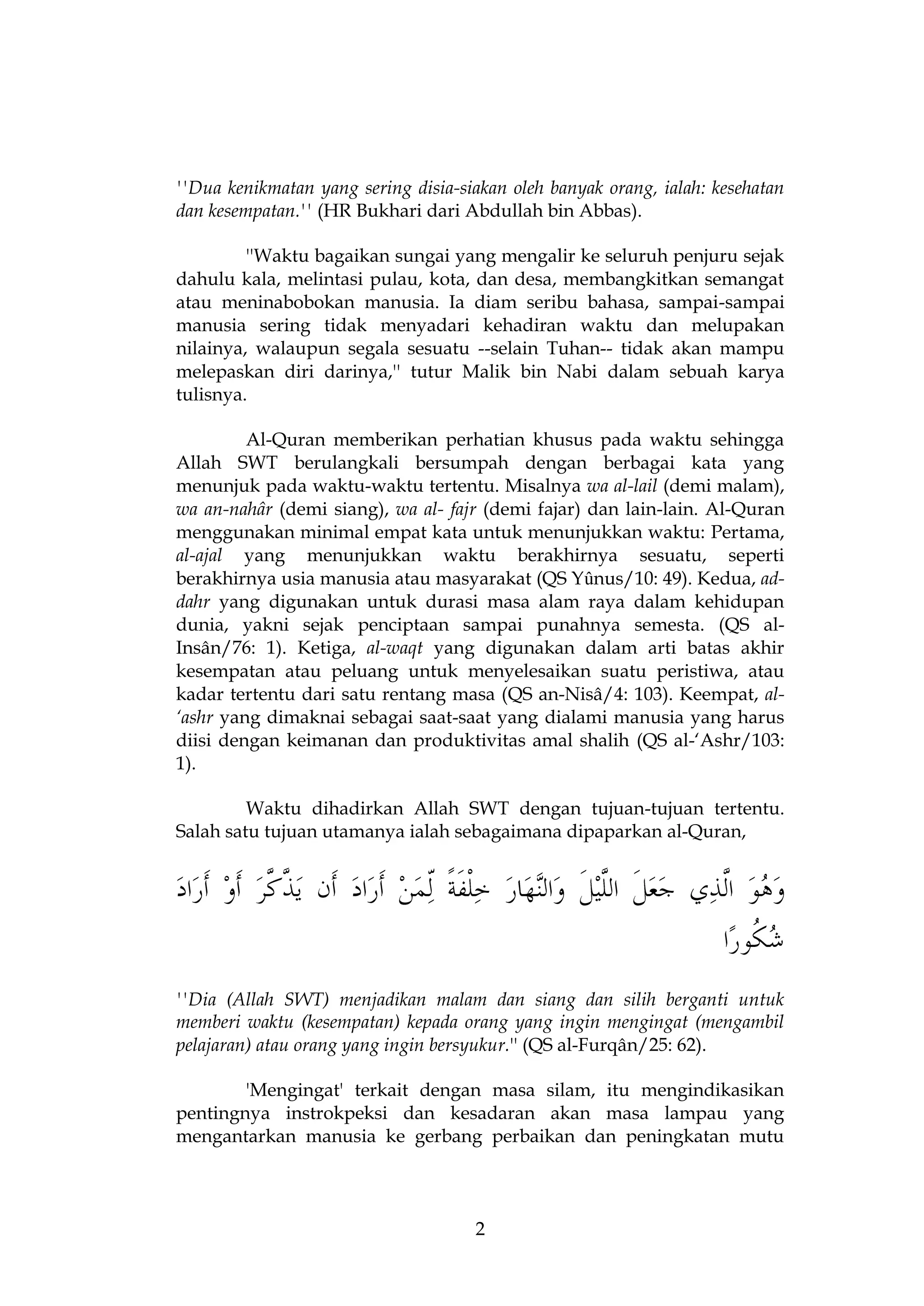 Menebas atau ditebas pedang waktu | PDF