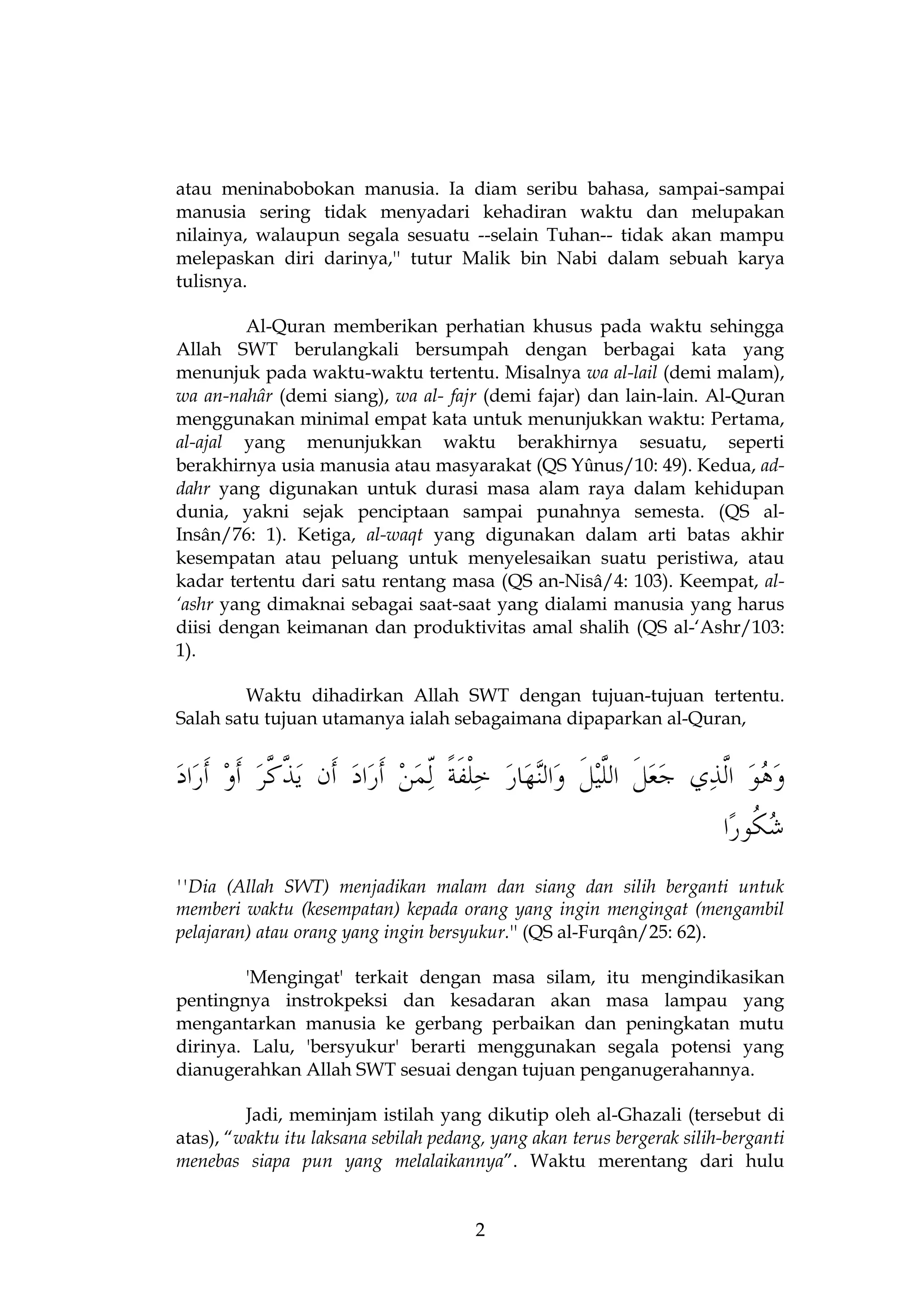 Menebas atau ditebas pedang waktu | PDF