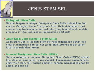 Menelaah persoalan stem sel dari segi etika moral2 | PPTX
