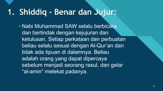 Meneladani Akhlak Nabi Muhammad SAW.pptx