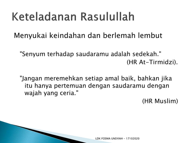 Meneladani Akhlak Rasulullah SAW.pptx