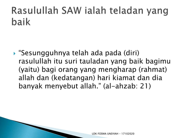 Meneladani Akhlak Rasulullah SAW.pptx