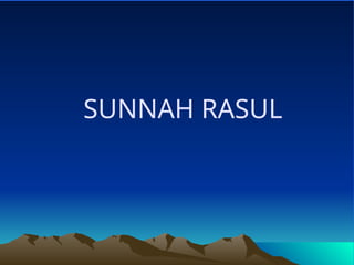 METODE MENELADANI SUNNAH RASULULLAH SHALLALLAHU 'ALAIHI WASALLAM | PPTX