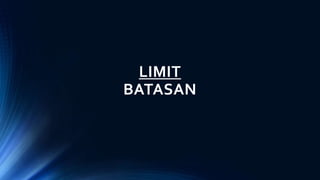 Menentukan batasanmu | PPT