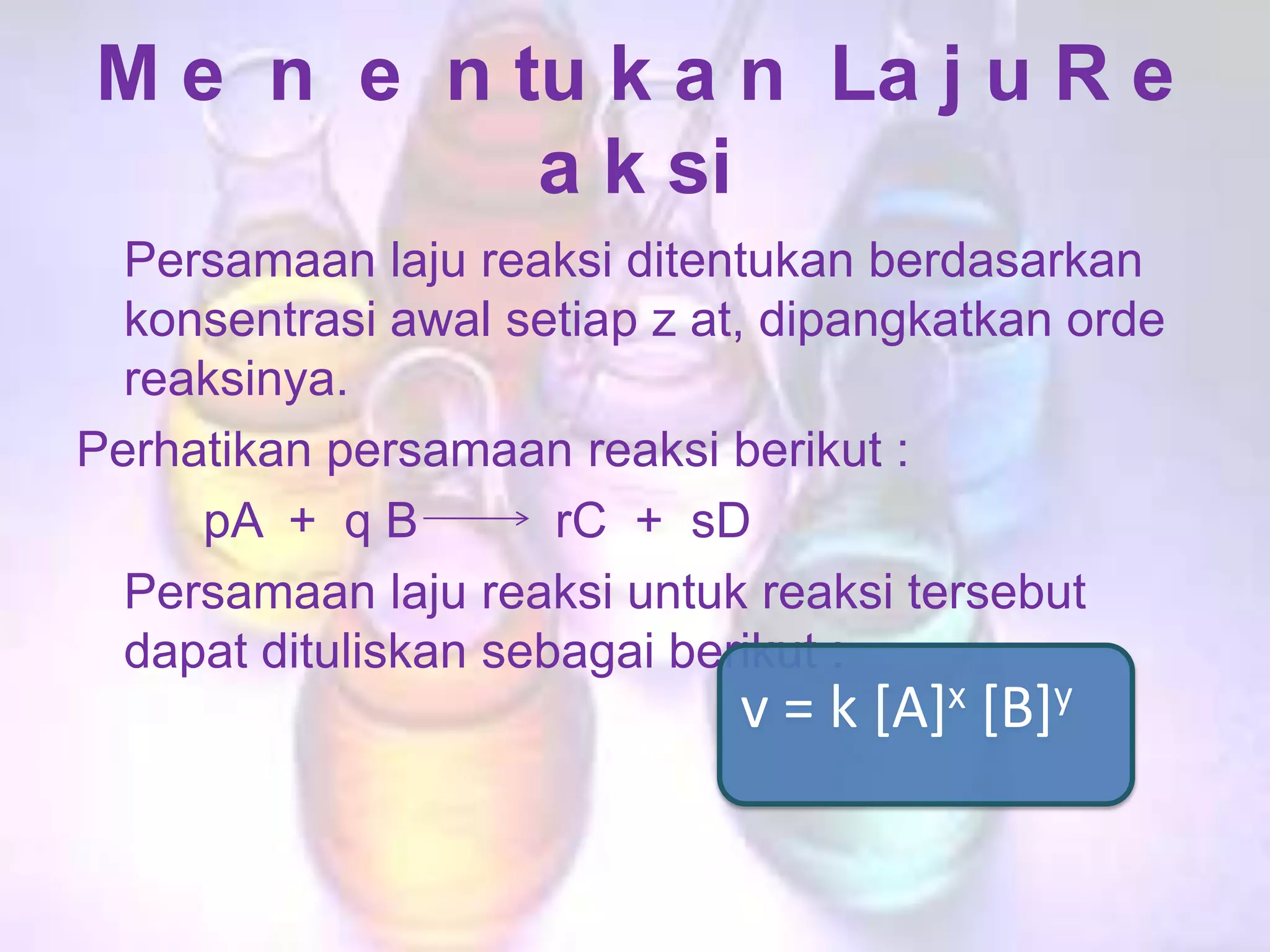 Menentukan laju reaksi | PPTX