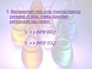 Menentukan laju reaksi | PPTX
