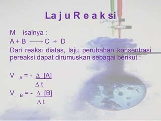 Menentukan laju reaksi | PPTX