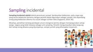 Menentukan Sumber Data Penelitian (Populasi dan Sampel) | PPTX