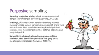 Menentukan Sumber Data Penelitian (Populasi dan Sampel) | PPTX