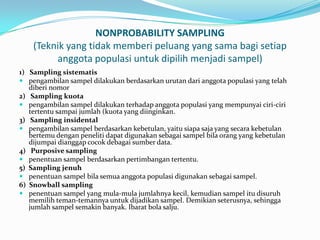 Menentukan ukuran sampel | PDF