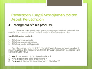 Menerapkan fungsi manajemen POAC | PPTX