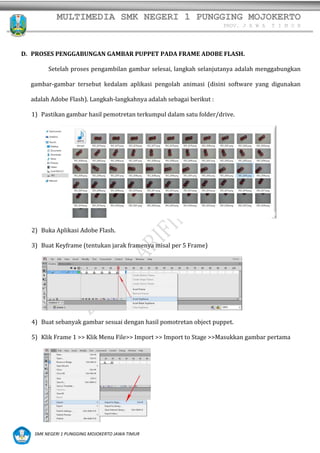 KD 3.6 Menerapkan gerak digital puppetter pada animasi 2 d | PDF