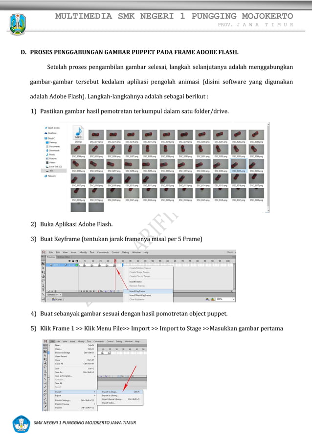 KD 3.6 Menerapkan gerak digital puppetter pada animasi 2 d | PDF