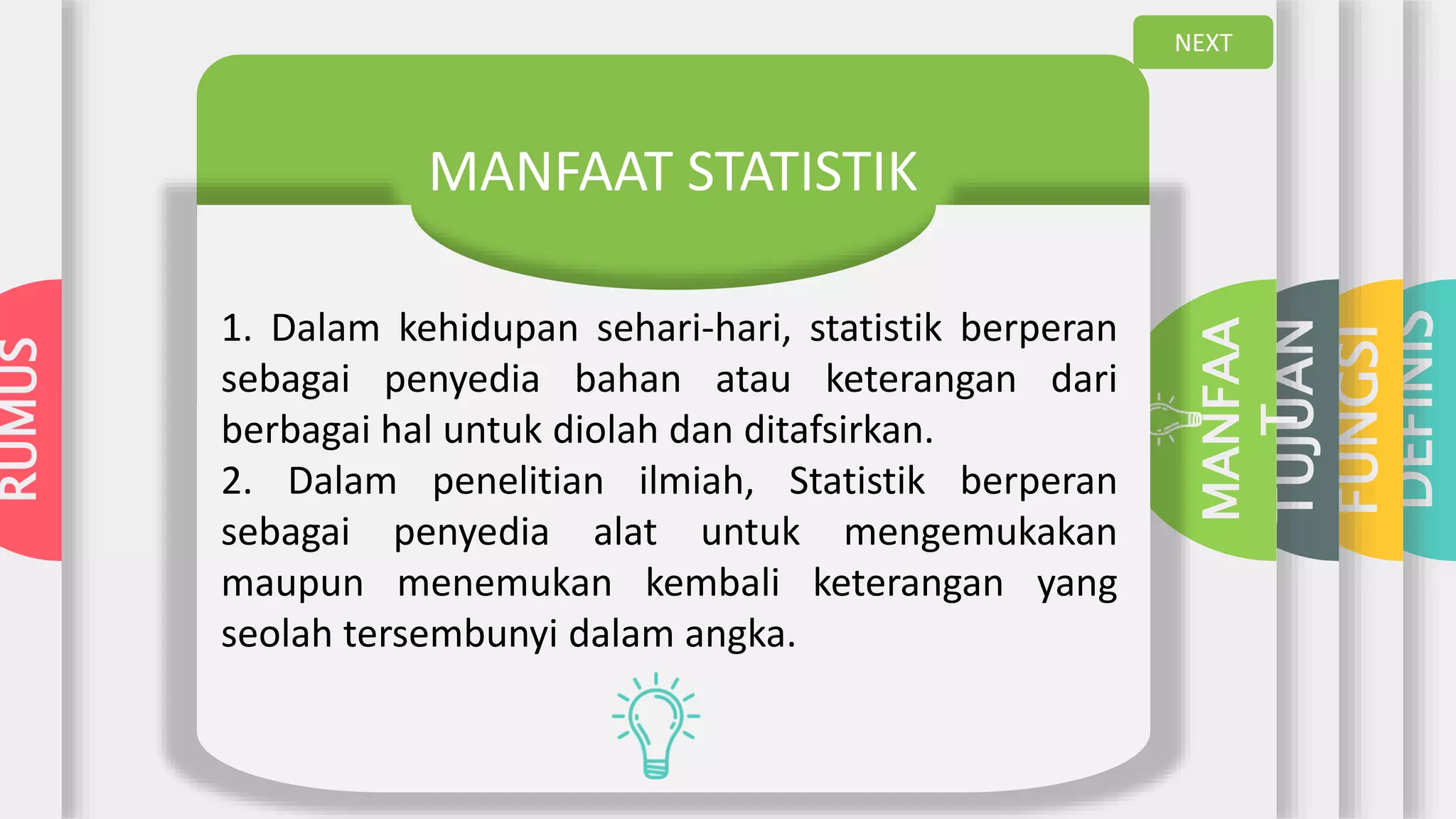 Menerapkan perhitungan statistik dengan ms excel dan spss | PPTX