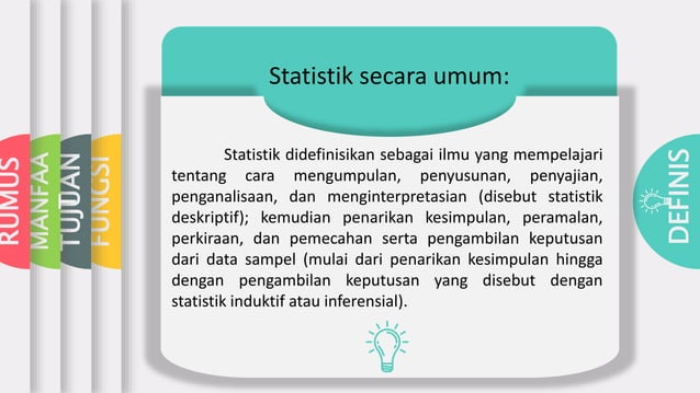 Menerapkan perhitungan statistik dengan ms excel dan spss | PPT