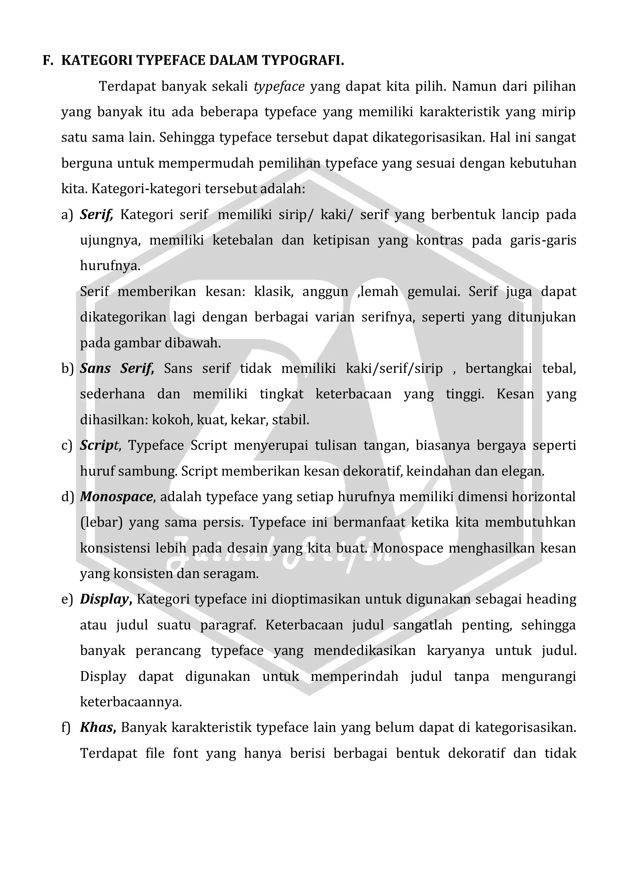 Menerapkan tipografi | PDF