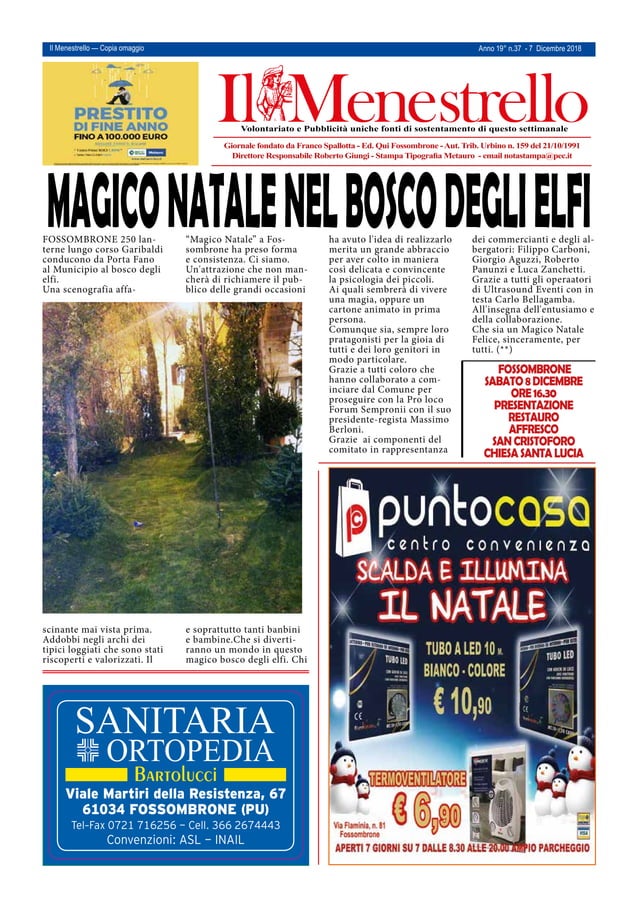 Menestrello 7 dicembre 2018 | PDF