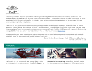 Microsoft Media & Entertainment Newsletter, December 2020 | PDF | Web ...