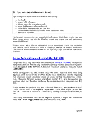 Mengadopsi Sistem Manajemen Mutu ISO | PDF