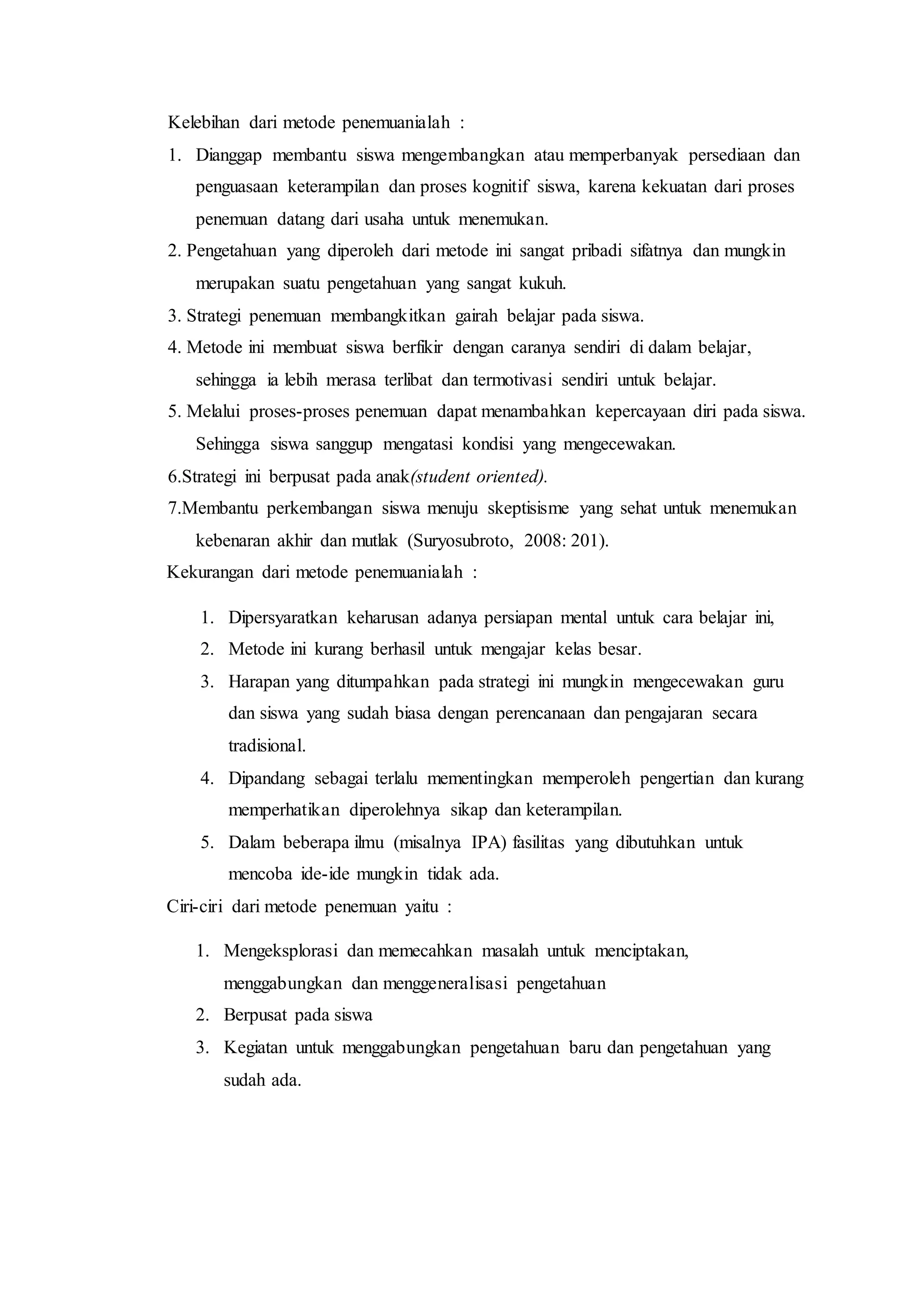 Mengajar dengan metode penemuan, creative problem solving, problem ...