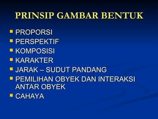 MENGAJAR MENGGAMBAR BENTUK seni rupa dan desain | PPT