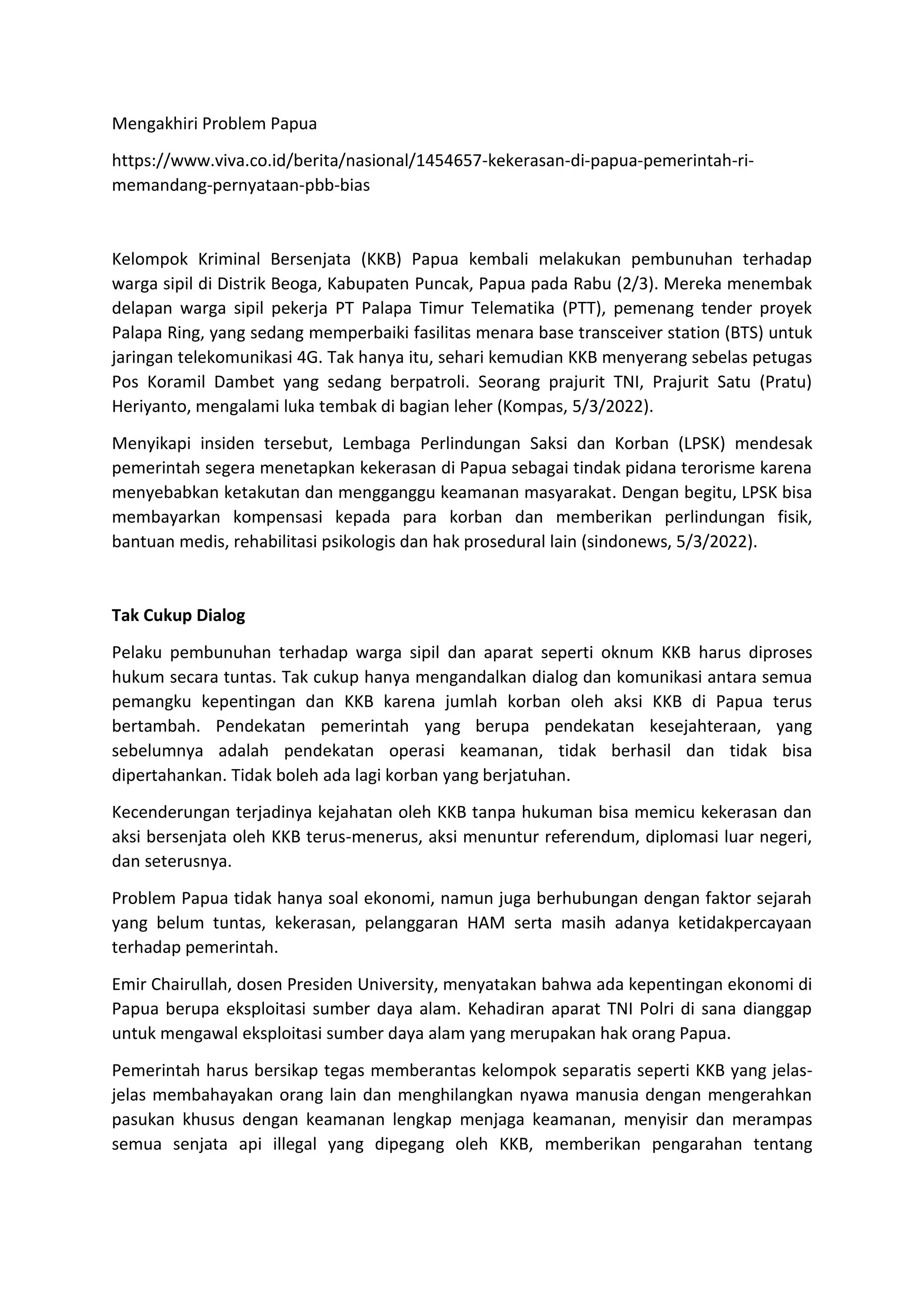 Mengakhiri Konflik Papua.docx