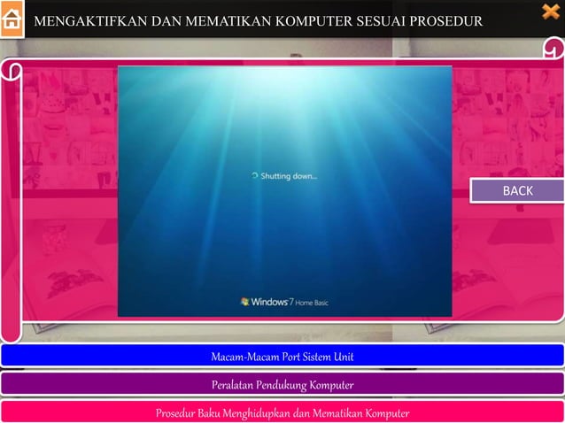 Mengaktifkan dan mematikan komputer sesuai prosedur | PPTX