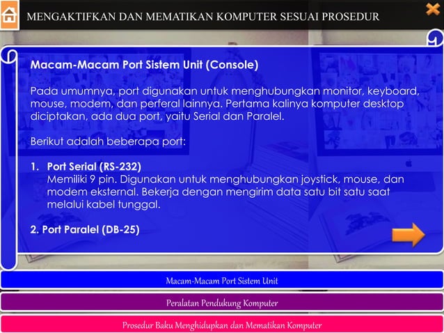 Mengaktifkan dan mematikan komputer sesuai prosedur | PPTX