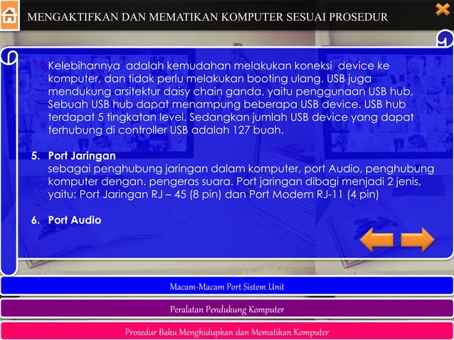 Mengaktifkan dan mematikan komputer sesuai prosedur | PPTX