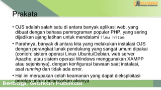 Tips Mudah Mengamankan Server OJS | PDF