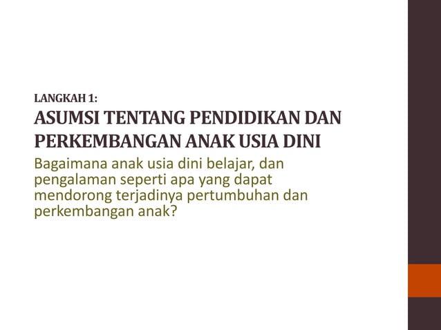 Mengamati dan menilai pembelajaran paud | PPT