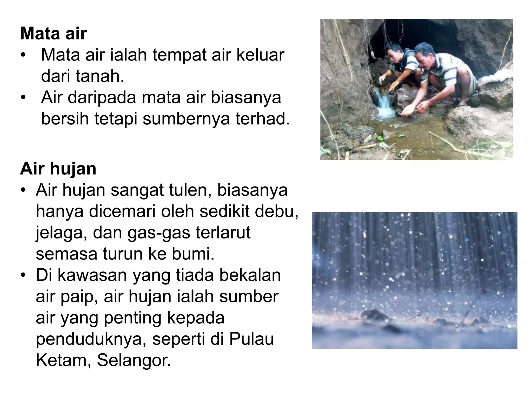 Sains T2 Menganalisa kaedah pembersihan air | PPTX