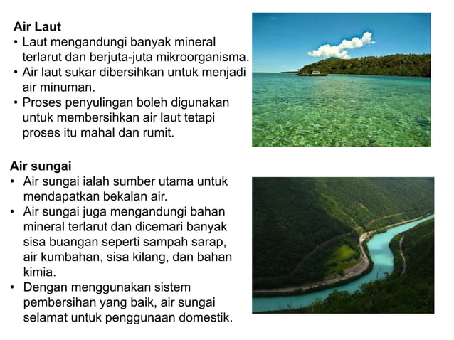 Sains T2 Menganalisa kaedah pembersihan air | PPTX