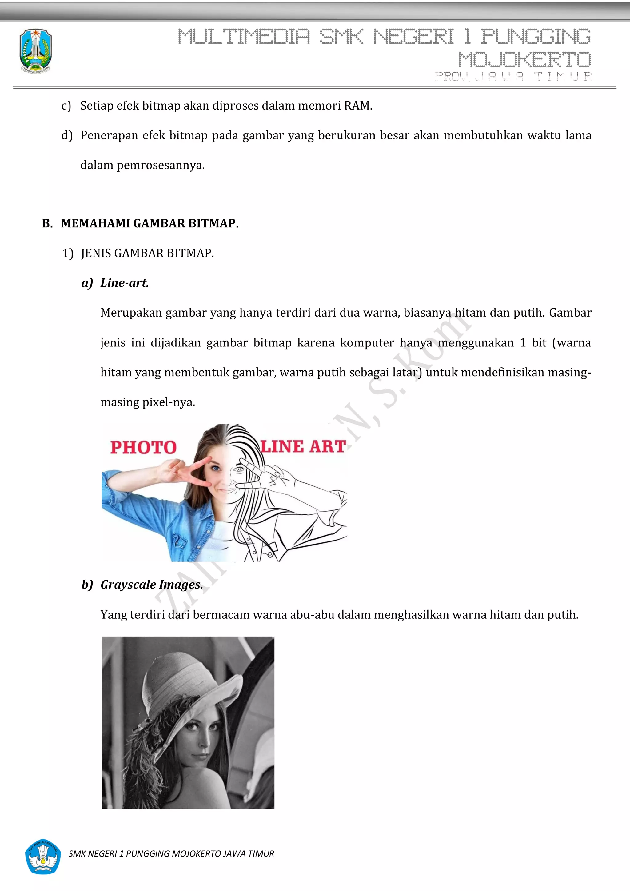 KD : Menganalisis pemberian efek pada gambar bitmap | PDF
