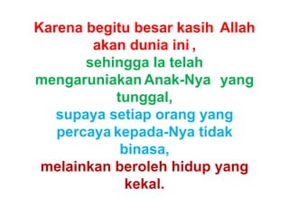 Mengasihi yesus | PPTX