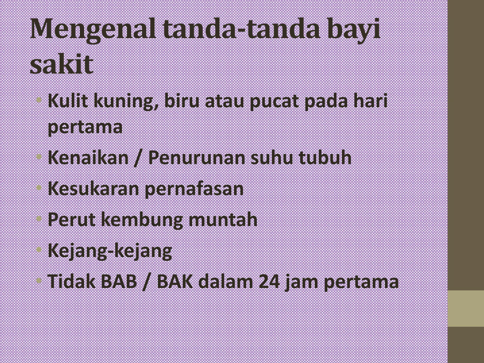 dasar perawatan bayi baru lahir | PPTX