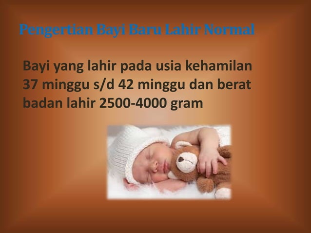 dasar perawatan bayi baru lahir | PPTX