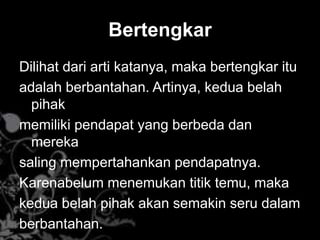 Mengatasi pertengkaran anak (sd) | PPTX