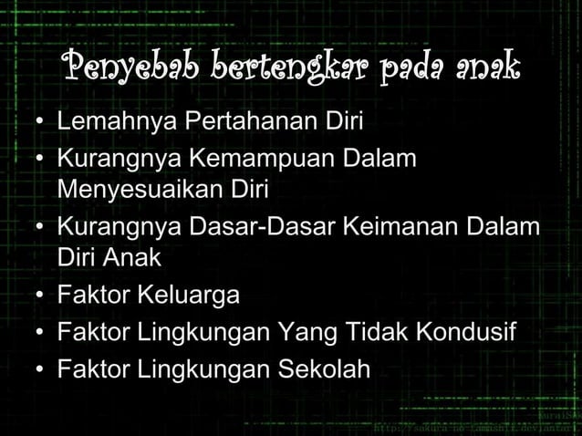 Mengatasi pertengkaran anak (sd) | PPTX