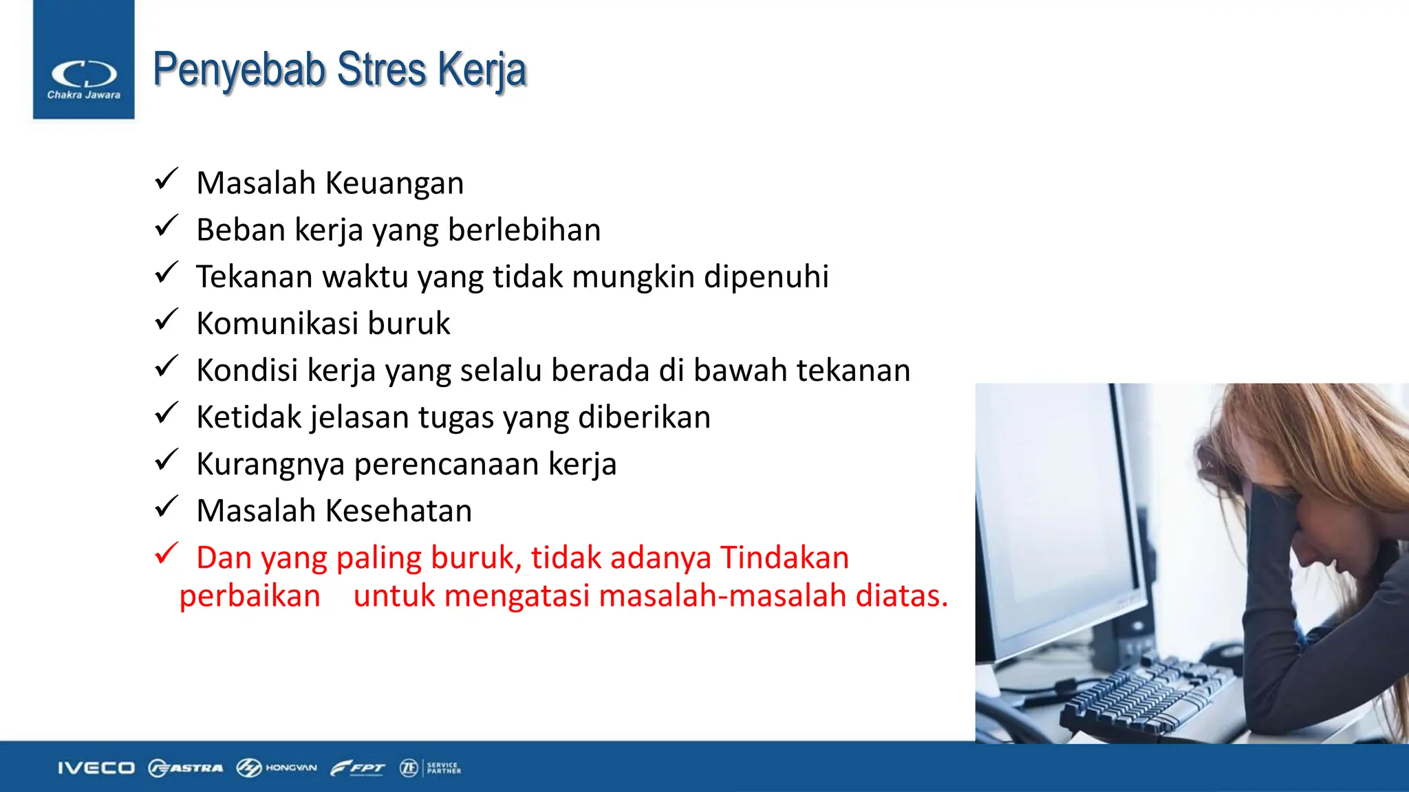MENGATASI STRES DI TEMPAT KERJA UNTUK SAFETY TALK | PPTX