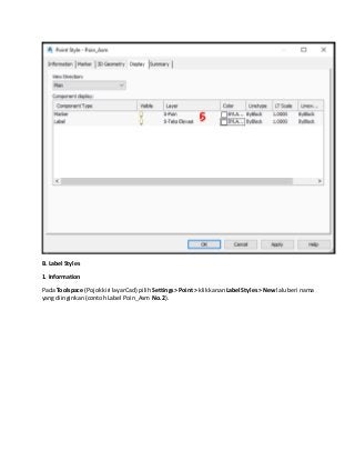Mengatur Points style dan Label Style pada Autocad Civil 3d.docx